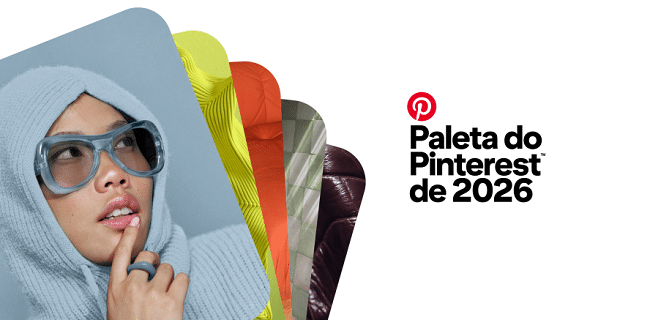 Paleta de cores 2026: Pinterest revela tons que dominarão o ano